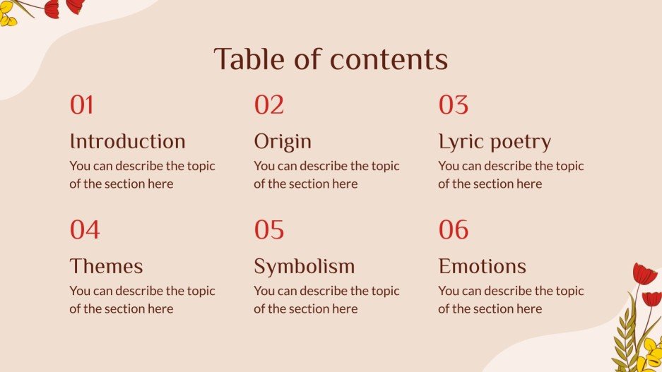 Lyric Genre Presentation