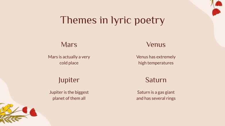 Lyric Genre Presentation