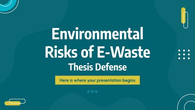Environmental Risks of E-Waste Thesis Defense Presentation