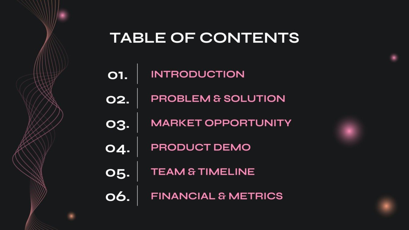 AI Speech Classifier Pitch Deck Presentation