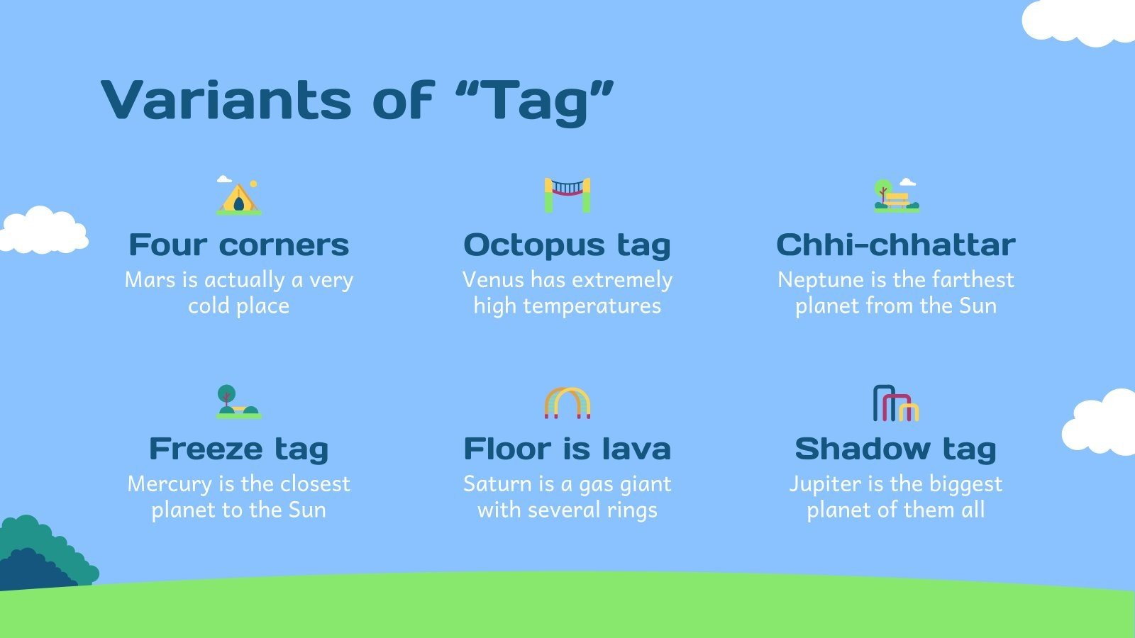 Playground Activities for Pre-K Presentation