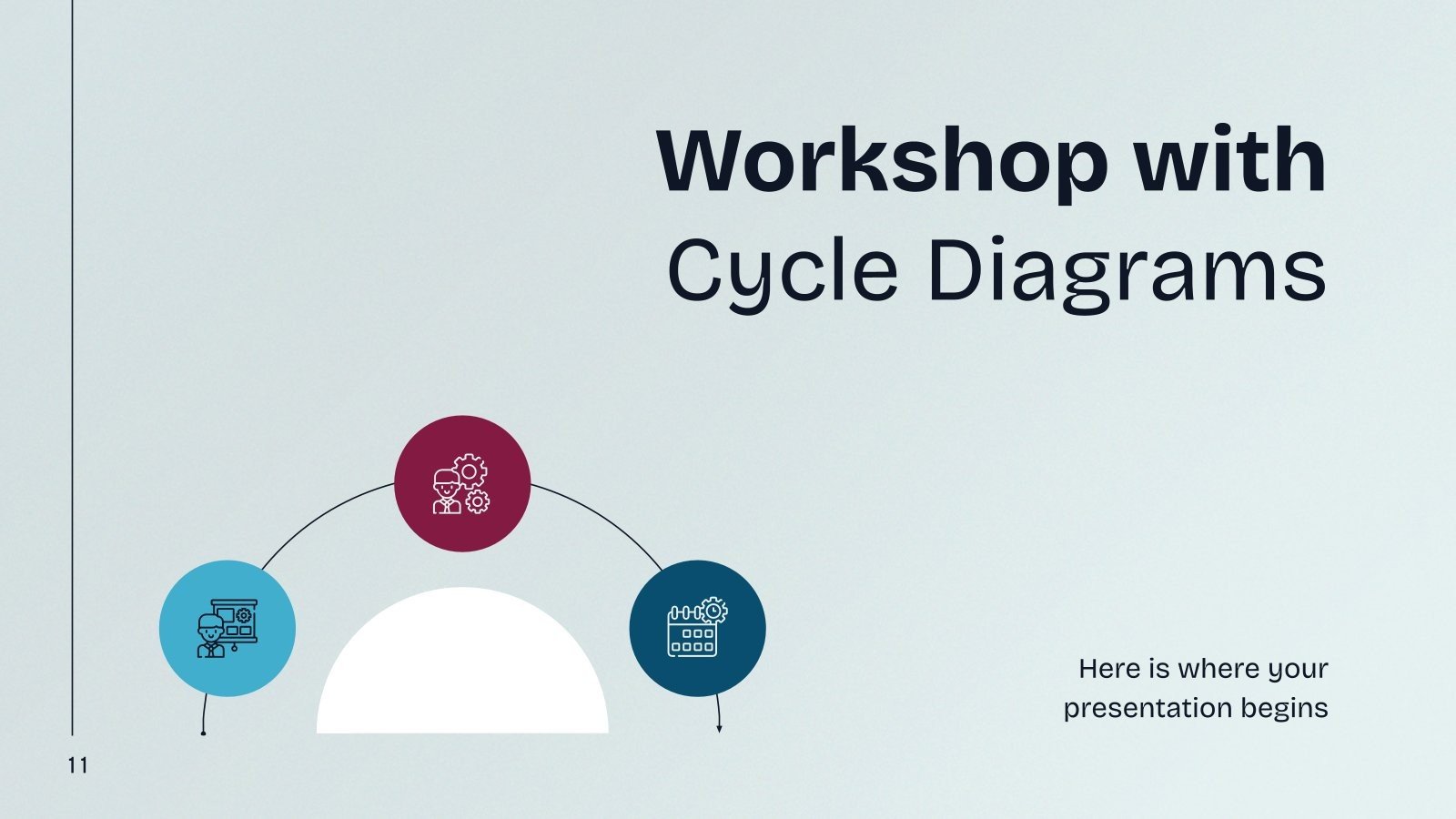 Cycle Diagram Google Slides and PowerPoint templates