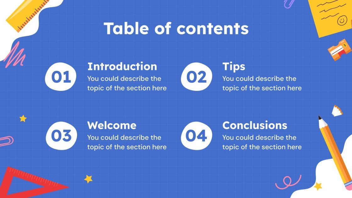 First day of class: Welcome, Students! Presentation