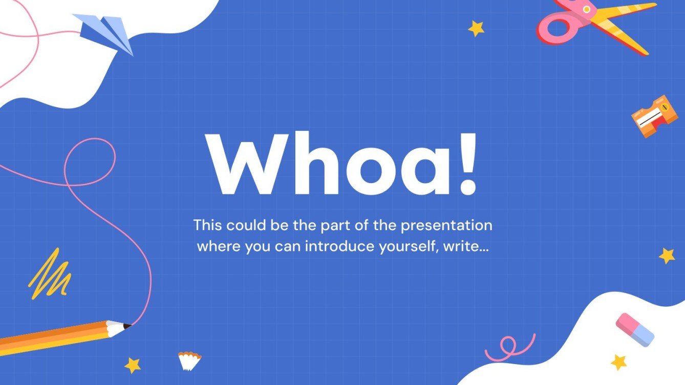 First day of class: Welcome, Students! Presentation