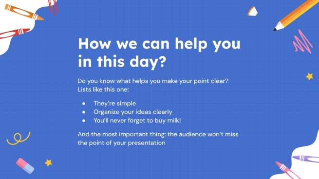 First day of class: Welcome, Students! Presentation