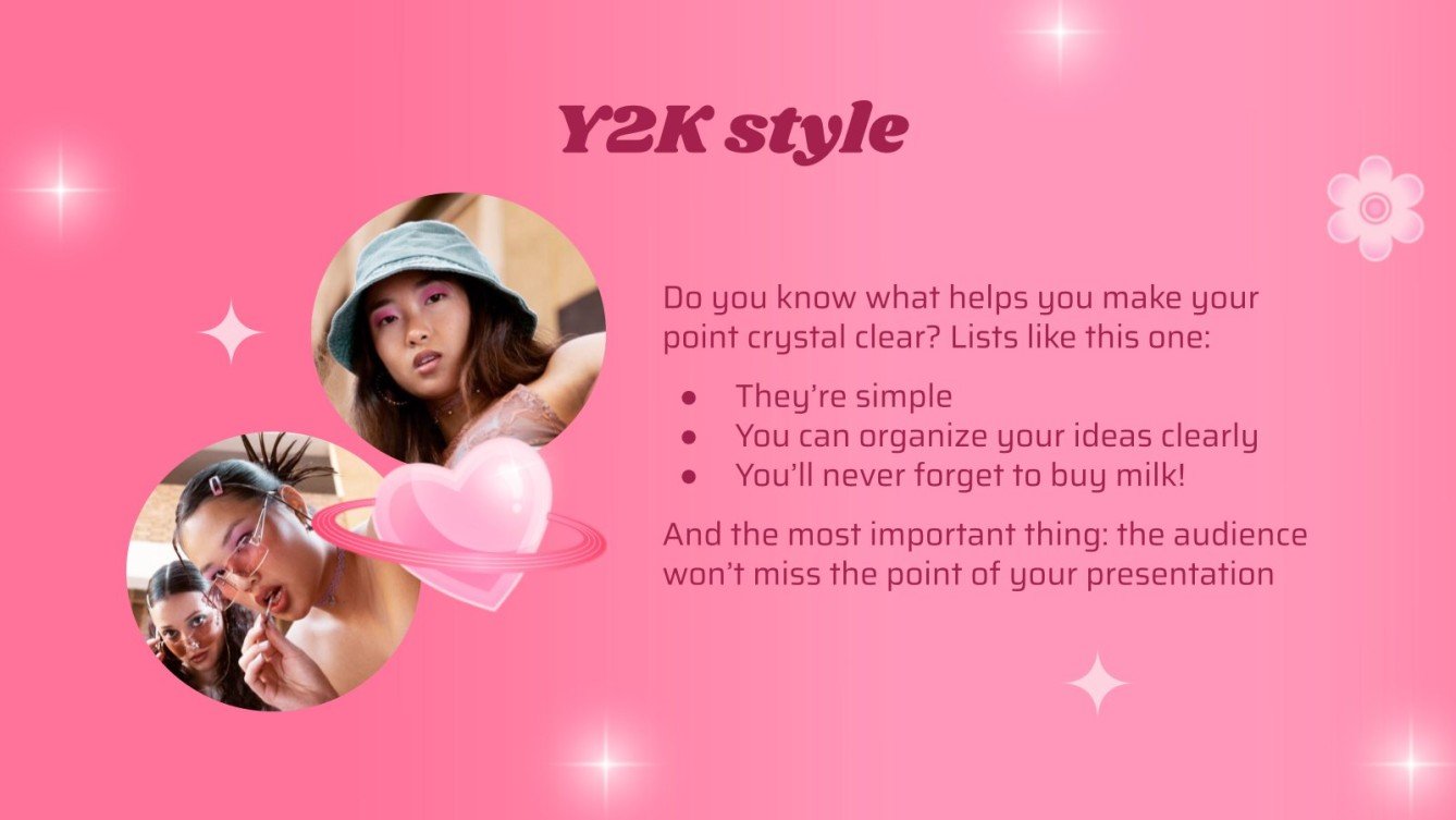 Y2K Aesthetic Design Inspiration Presentation