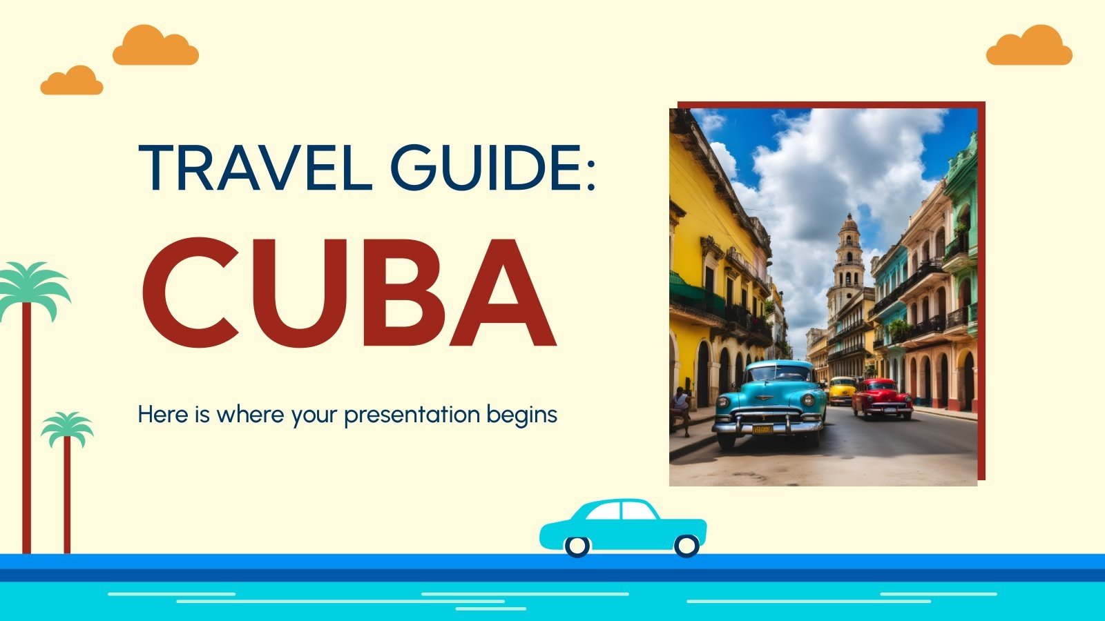 Plantillas de Google Slides y PowerPoint sobre Cuba
