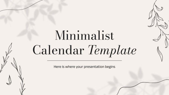Free templates on Calendars & Weather for Google Slides & PPT