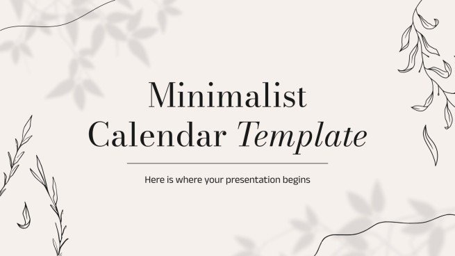 Free Calendar Templates for Google Slides and PowerPoint