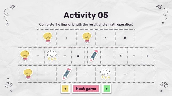 Mind Games for Elementary Presentation