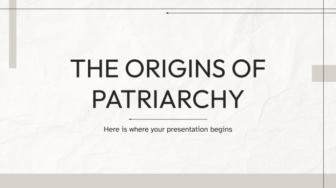 The Origins of Patriarchy Presentation