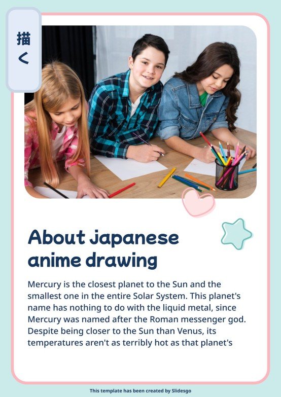 Art for High School: Japanese Anime Drawing Activities