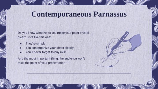 Language Arts Subject for High School: Parnassianism