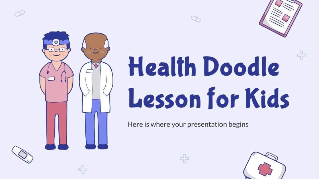 Health Doodle Lesson for Kids Presentation