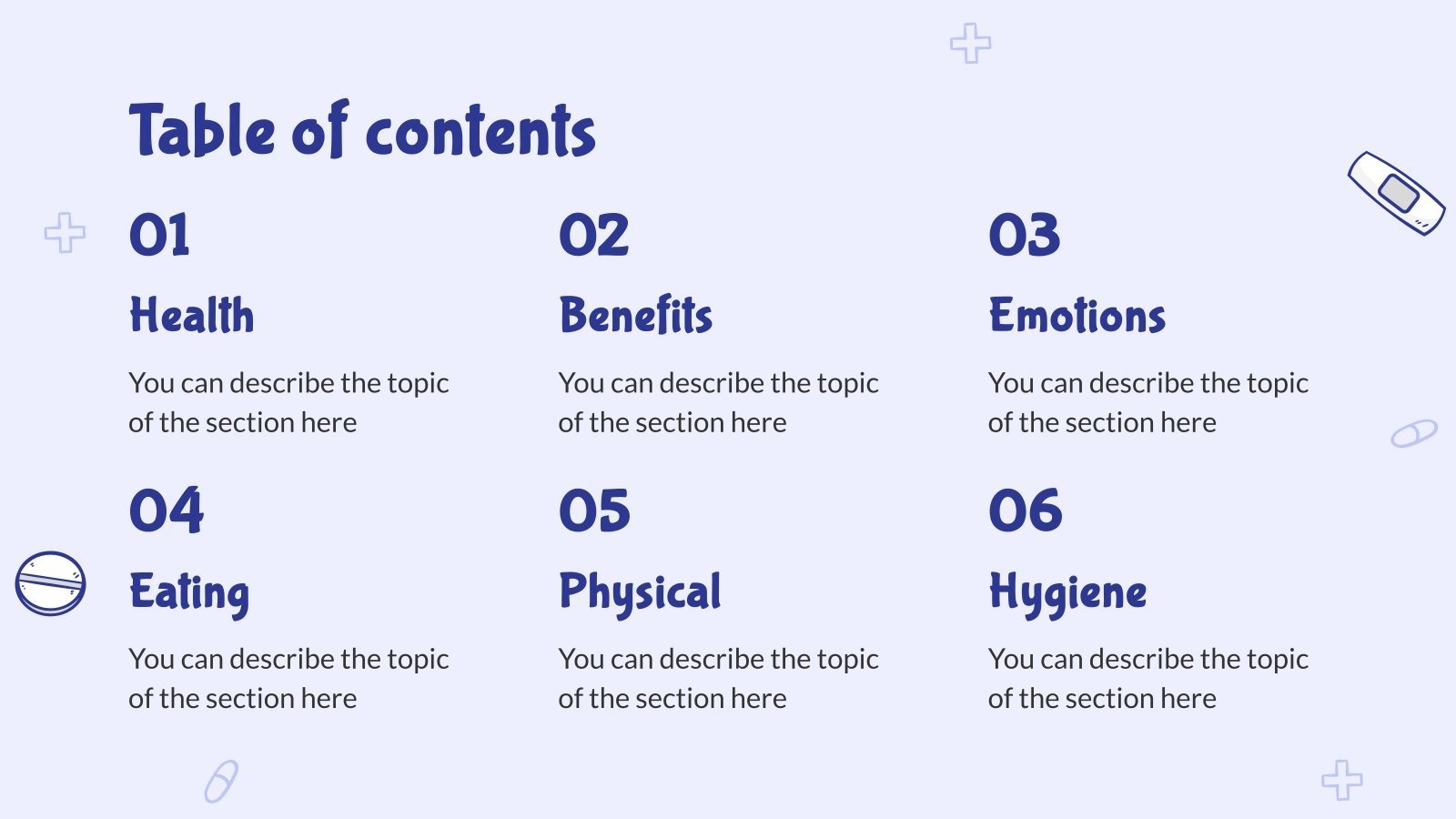 Health Doodle Lesson for Kids Presentation