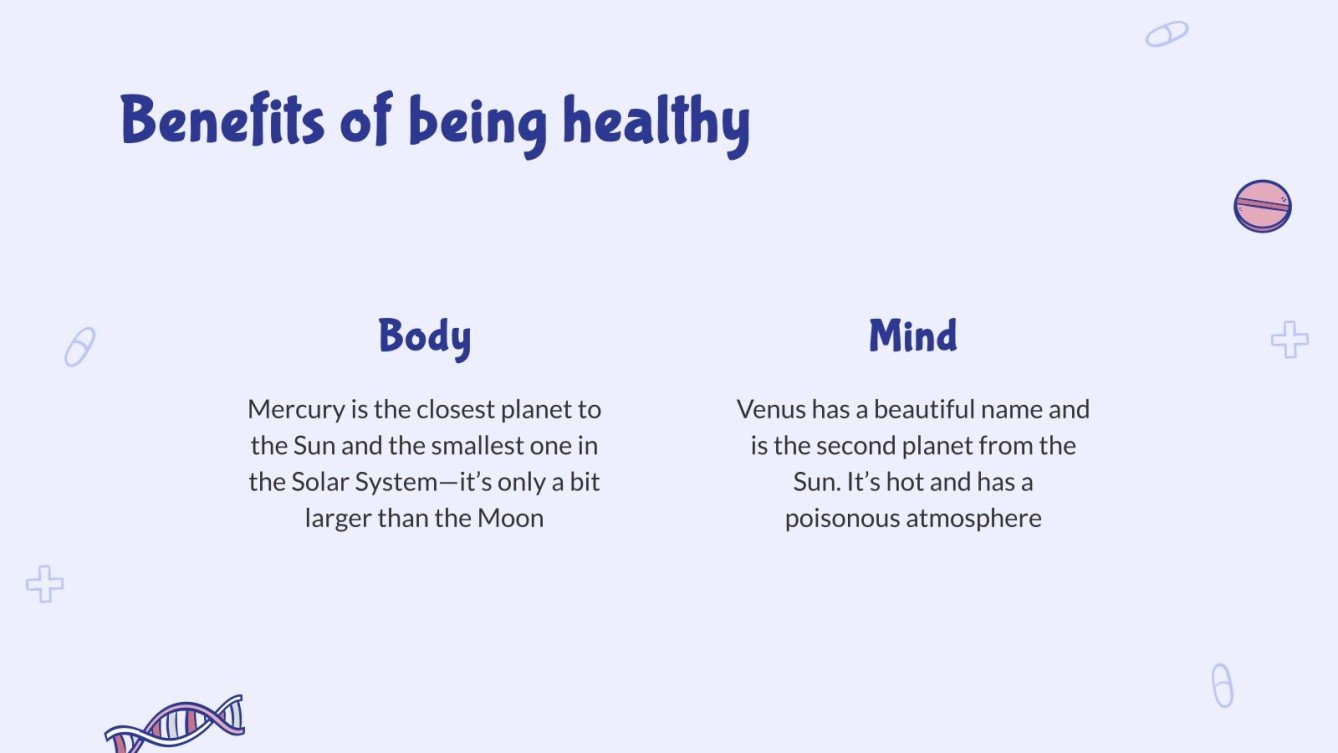 Health Doodle Lesson for Kids Presentation