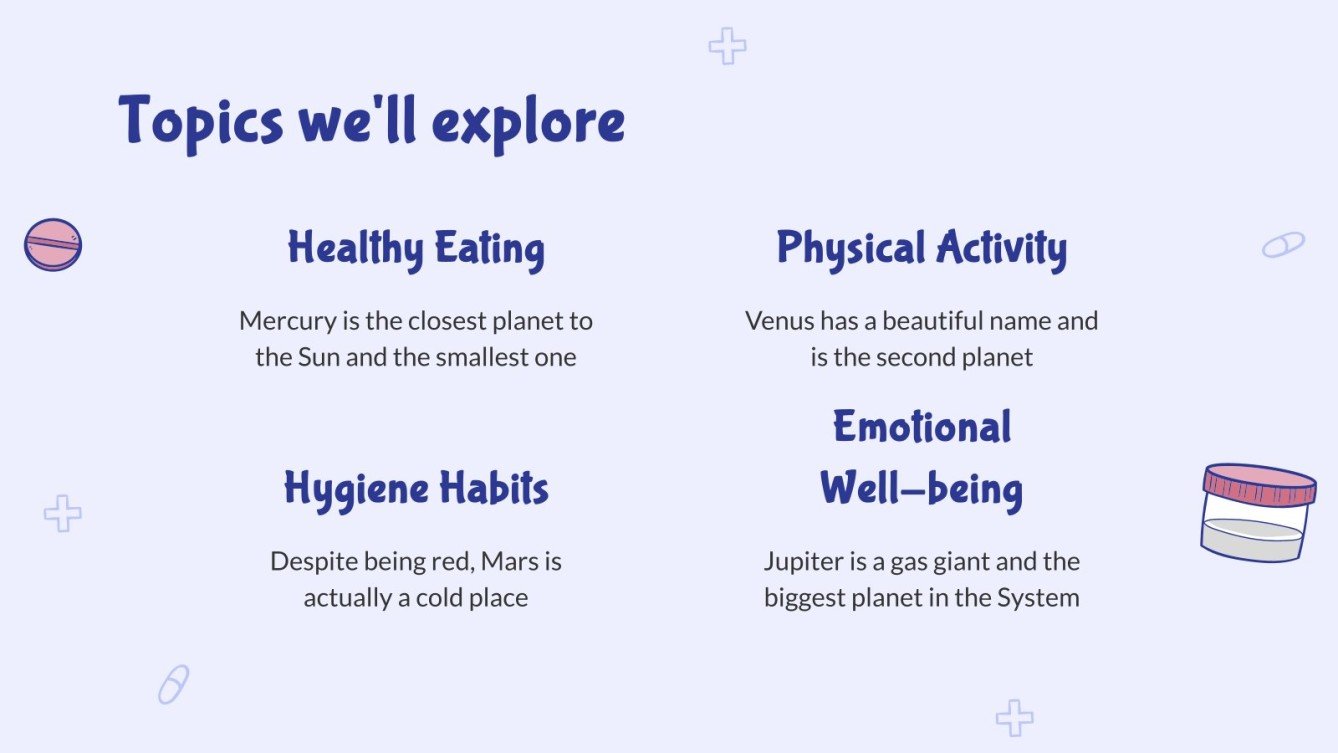 Health Doodle Lesson for Kids Presentation