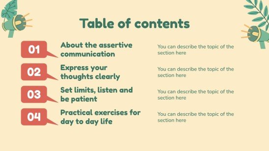 Assertive Communication at College Presentation