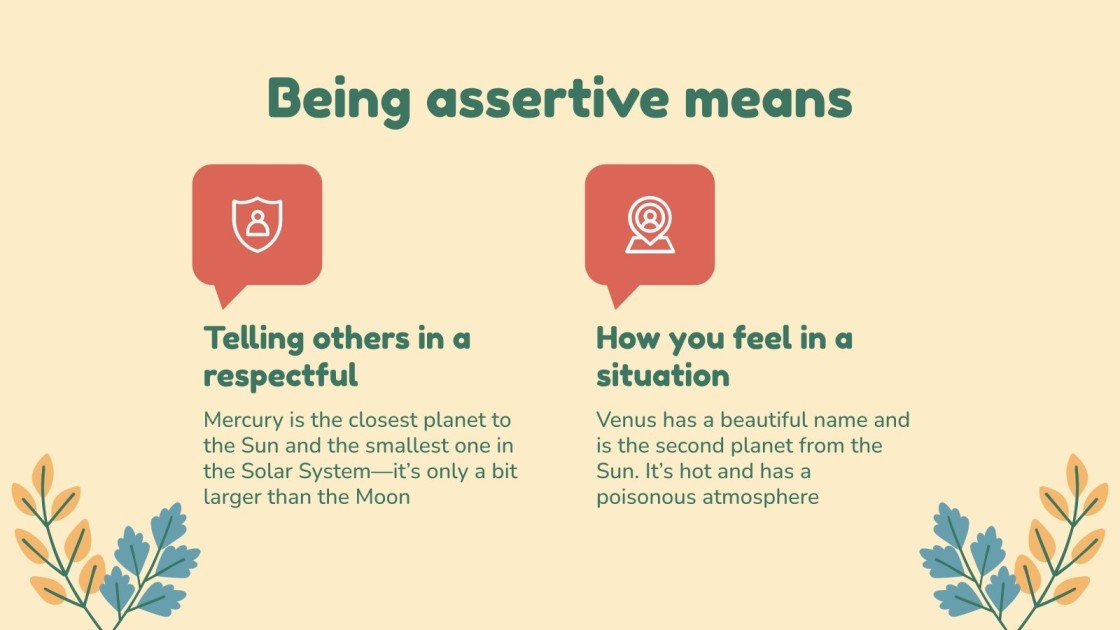 Assertive Communication at College Presentation