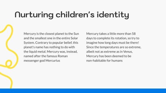 Children Identity Development at School Presentation