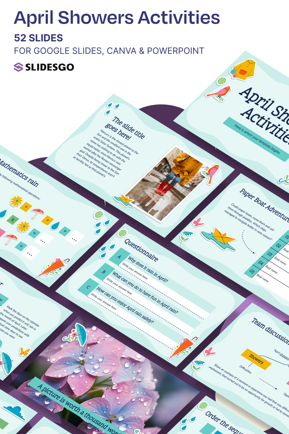 April Showers Activities Presentation