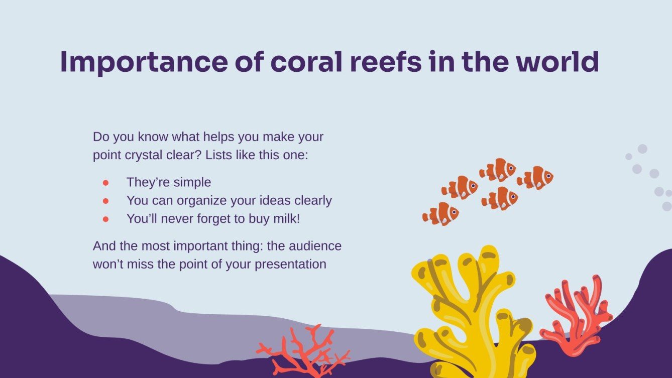 Coral Reefs Lesson for Middle School Presentation