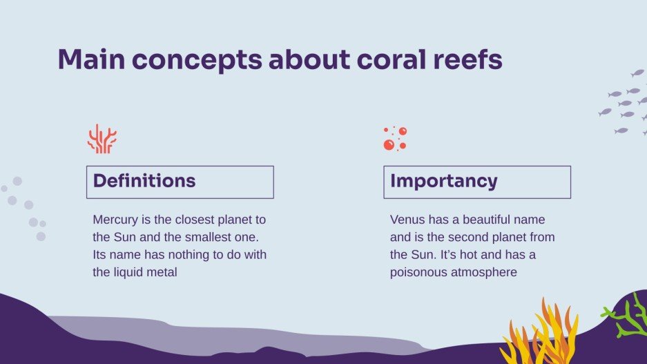 Coral Reefs Lesson for Middle School Presentation