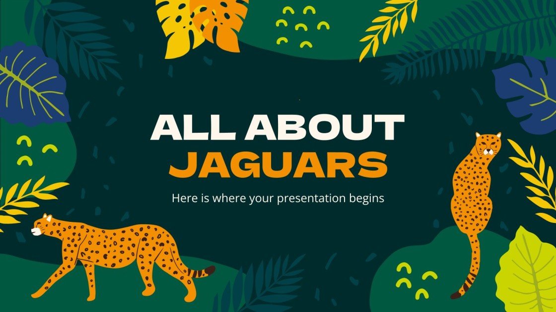 Free Google Slides & PPT templates inspired by the jungle