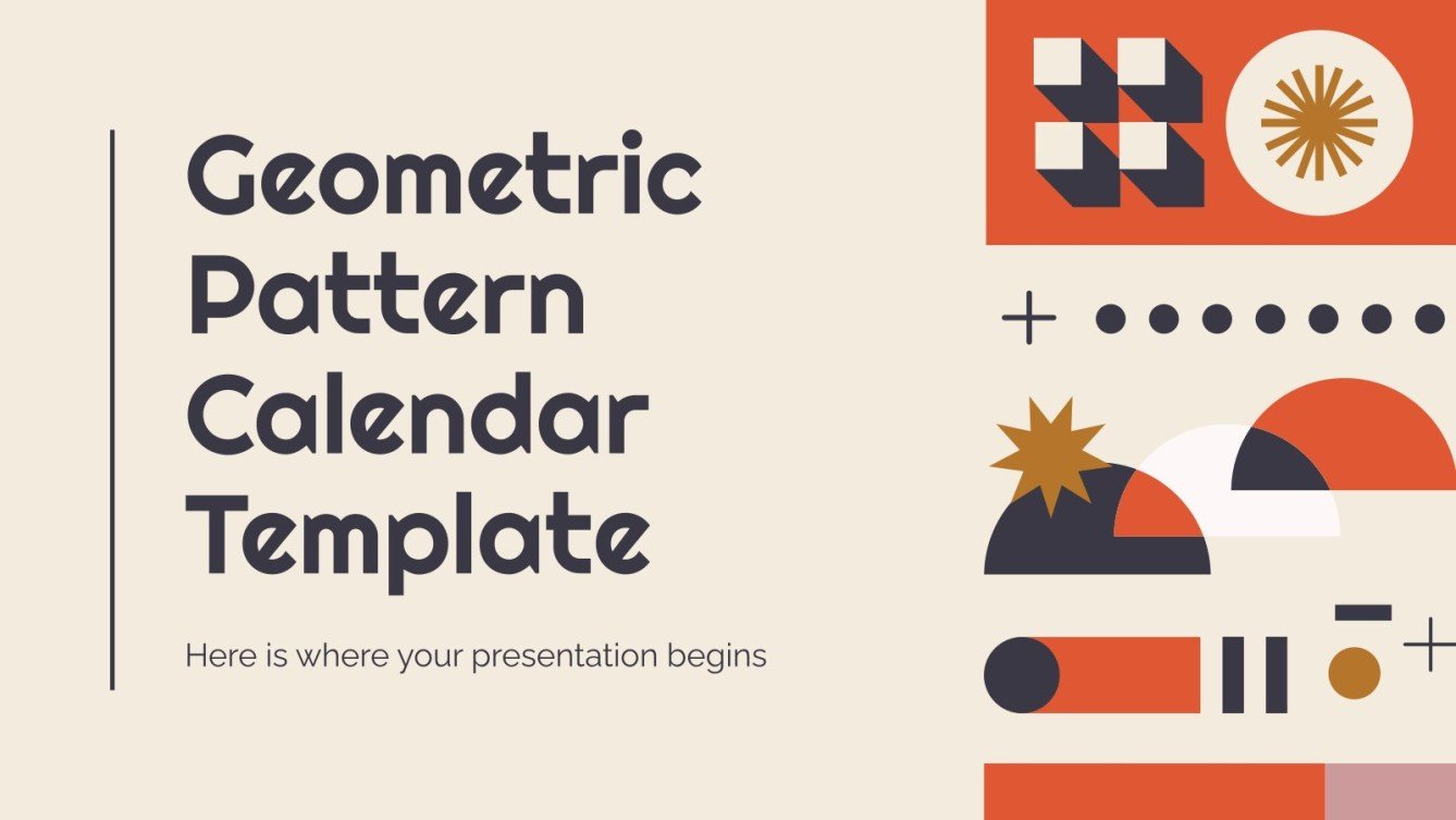 Plantillas de calendario para Google Slides y PowerPoint