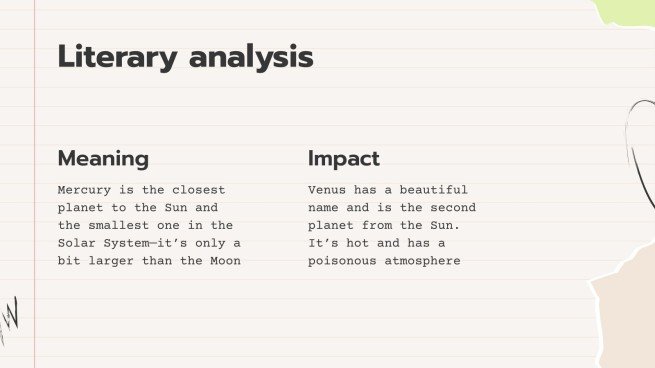 Literary Analysis - Language Arts - 9th Grade