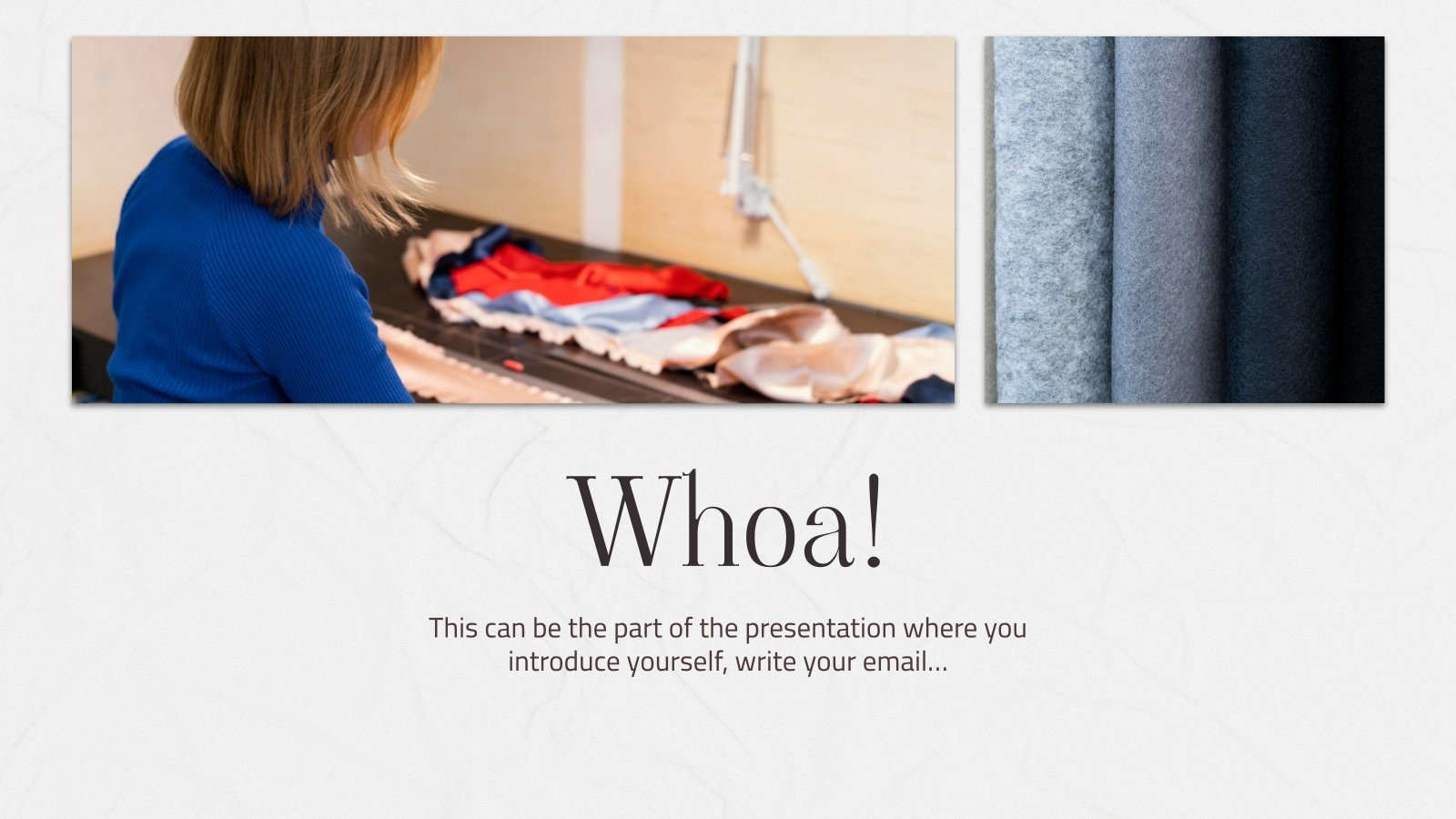 Fabrics and Textiles Presentation