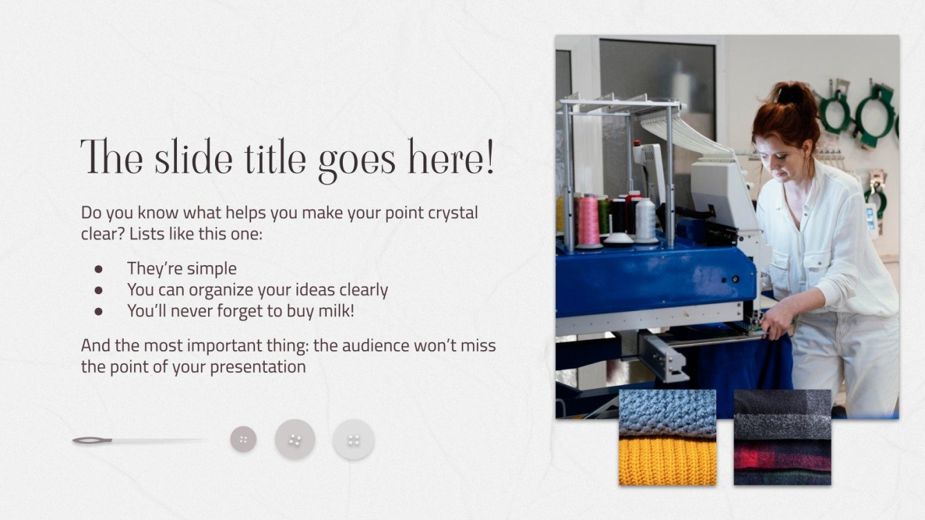 Fabrics and Textiles Presentation