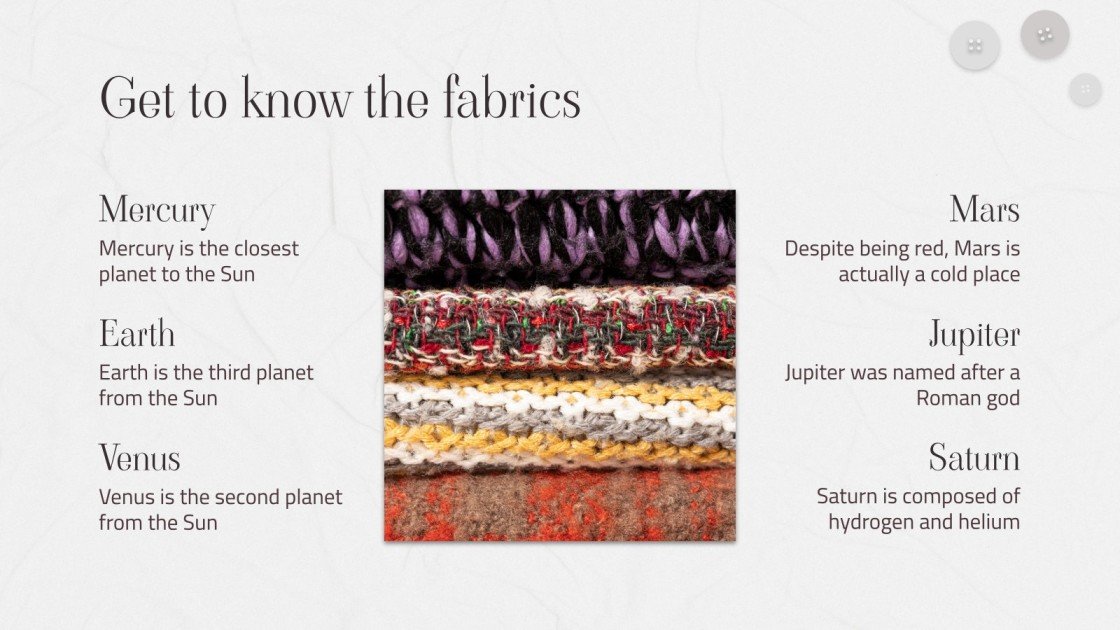 Fabrics and Textiles Presentation