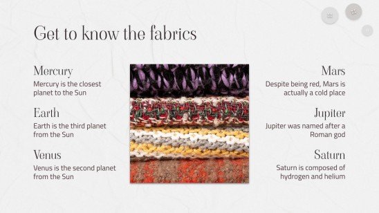 Fabrics and Textiles Presentation