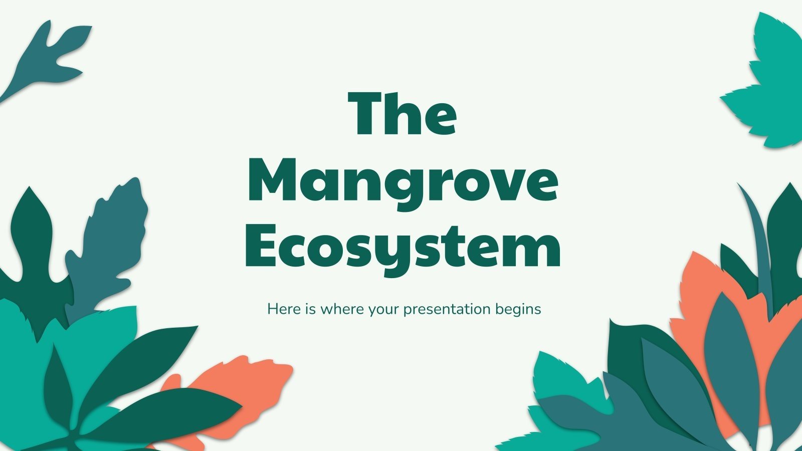The Mangrove Ecosystem Presentation