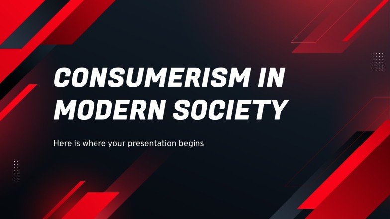 Consumerism in Modern Society Presentation