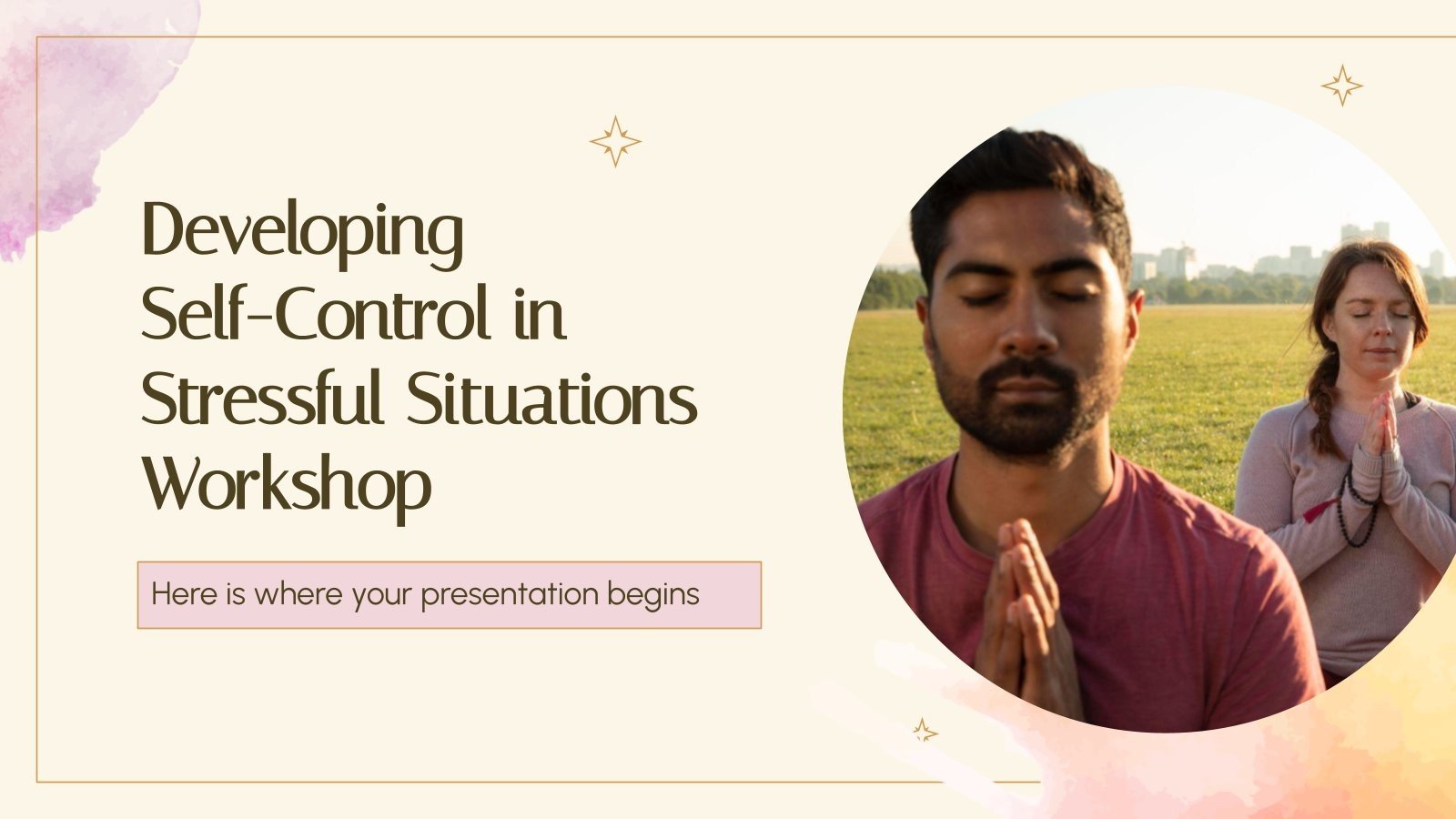 Developing Self-Control in Stressful Situations