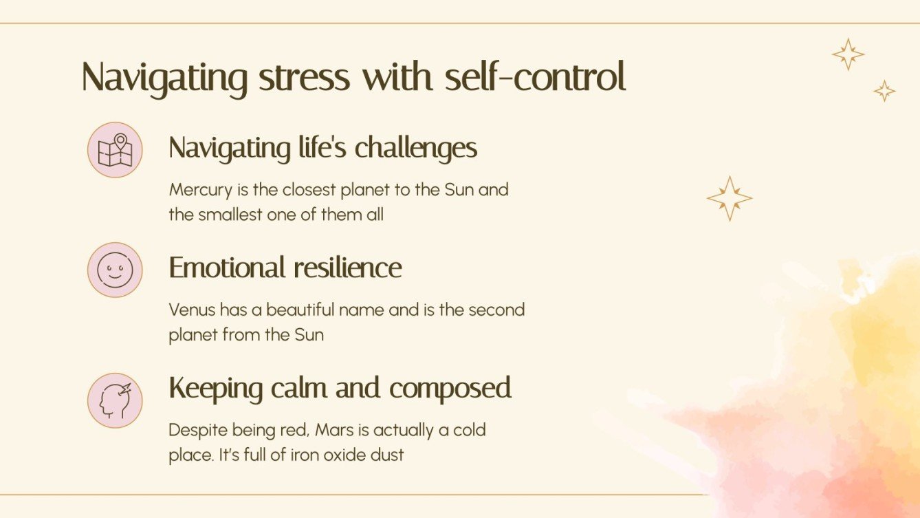Developing Self-Control in Stressful Situations