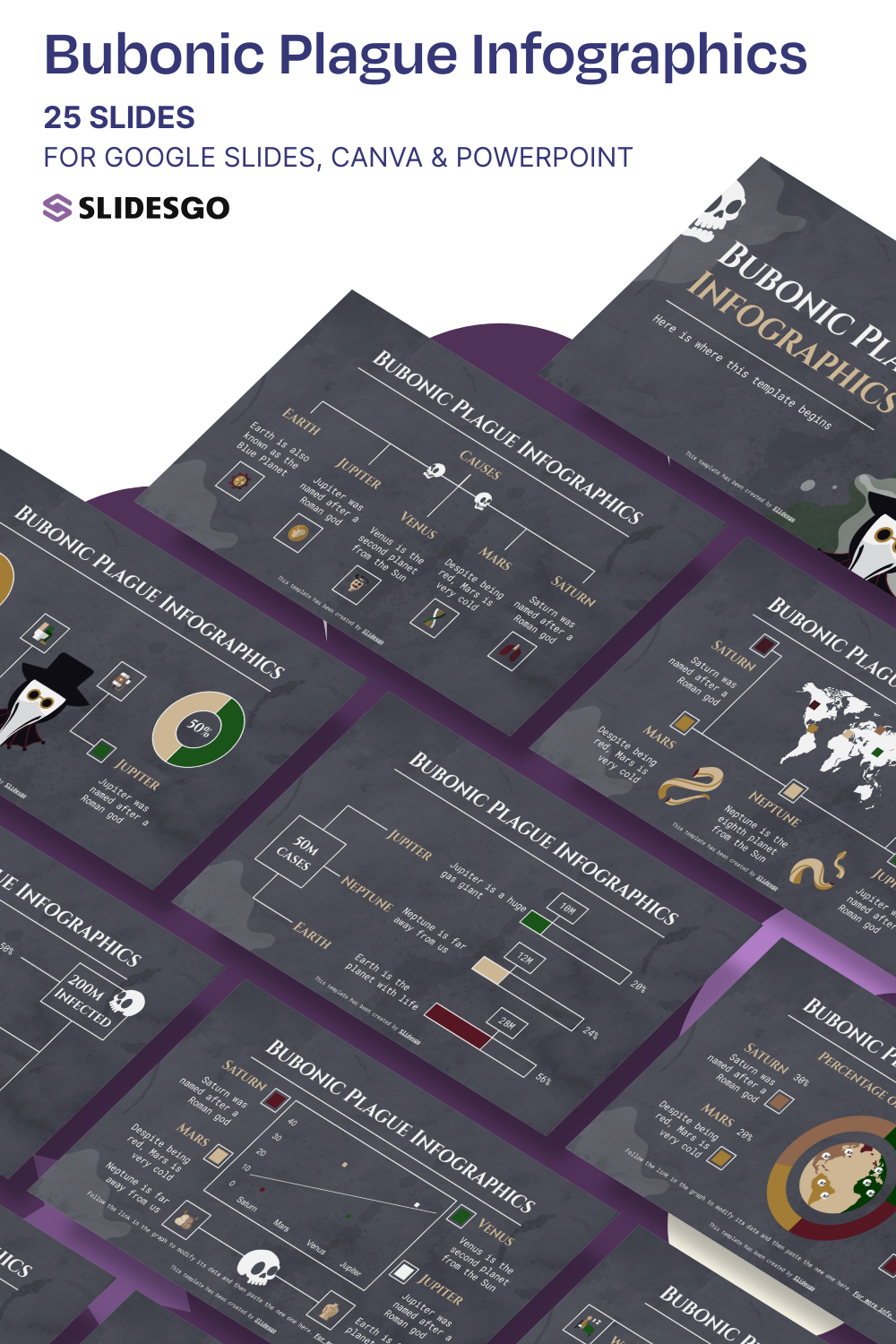 Bubonic Plague Infographics Presentation