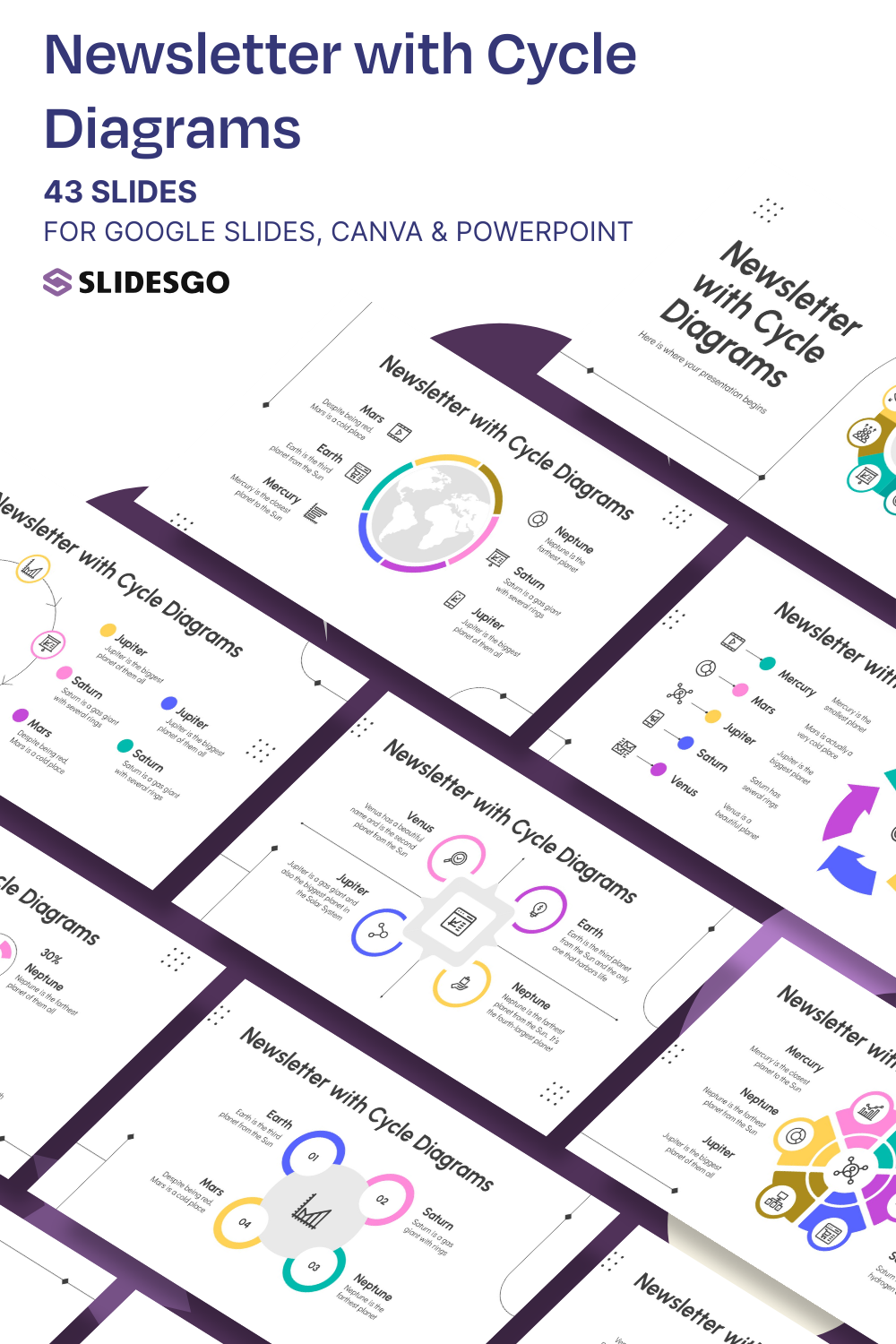 Newsletter with Cycle Diagrams Presentation