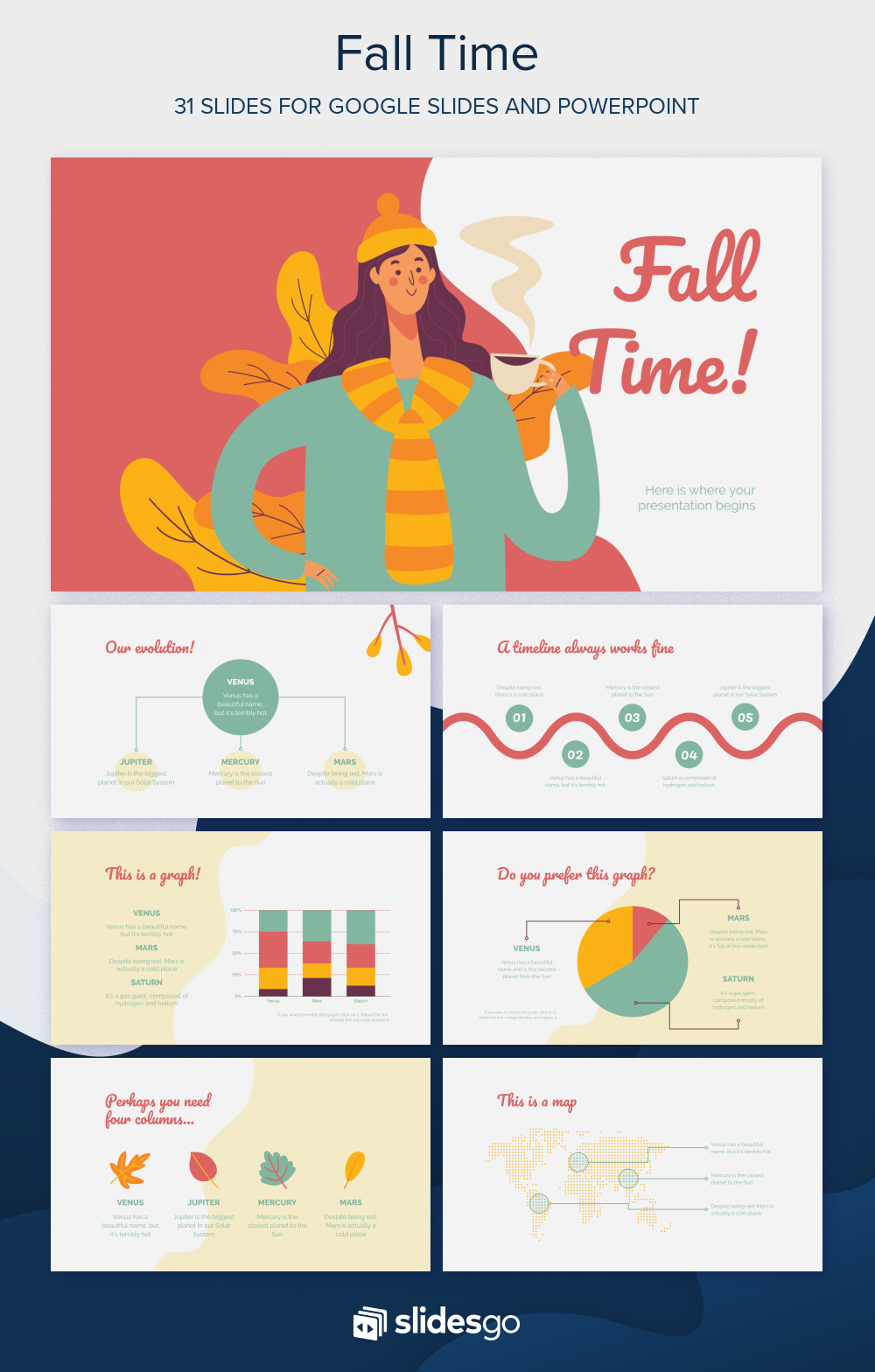 Fall Time Google Slides Theme and PowerPoint Template