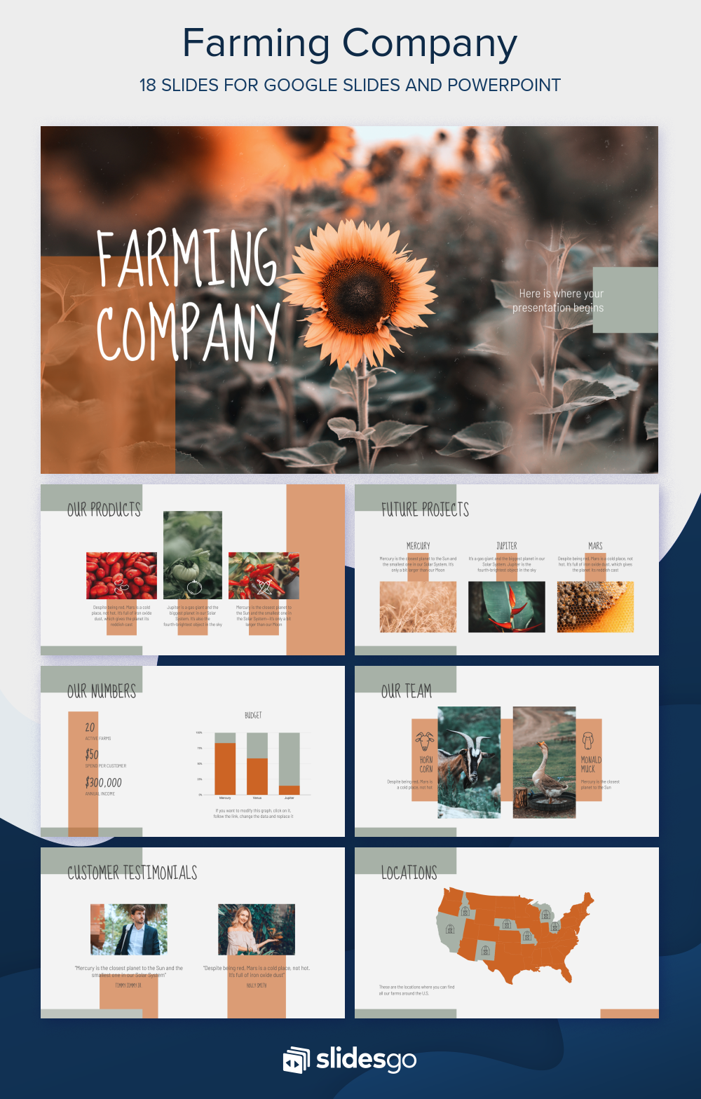 Farming Company Google Slides Theme & PowerPoint Template