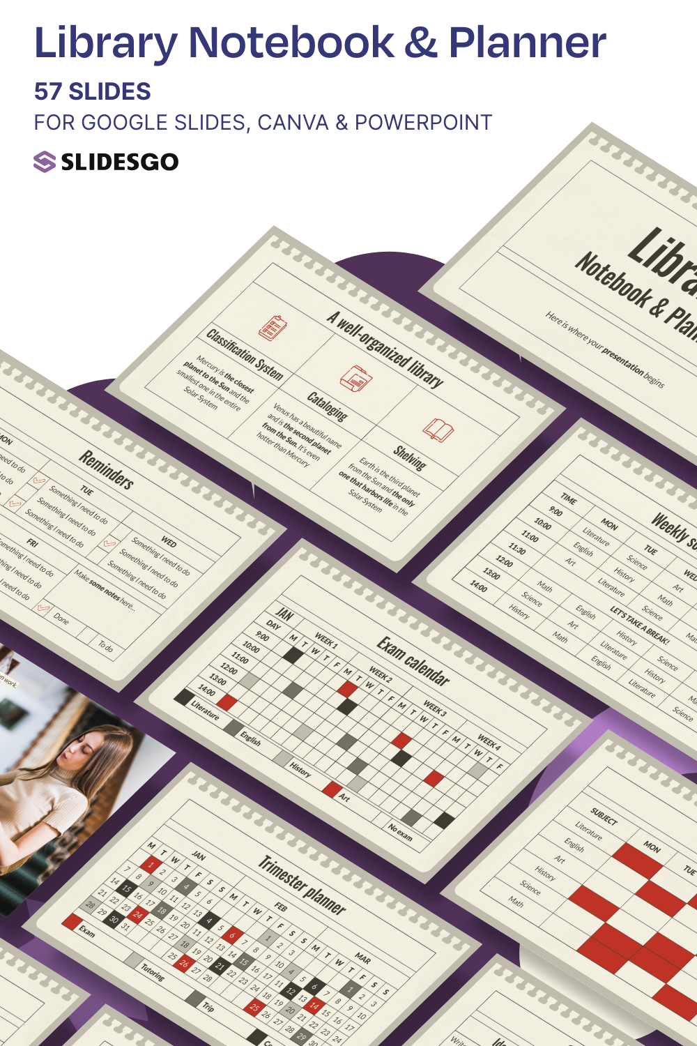 Library Notebook & Planner Presentation