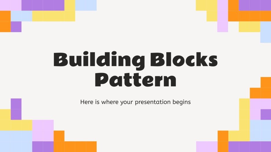 Building Blocks Pattern Presentation