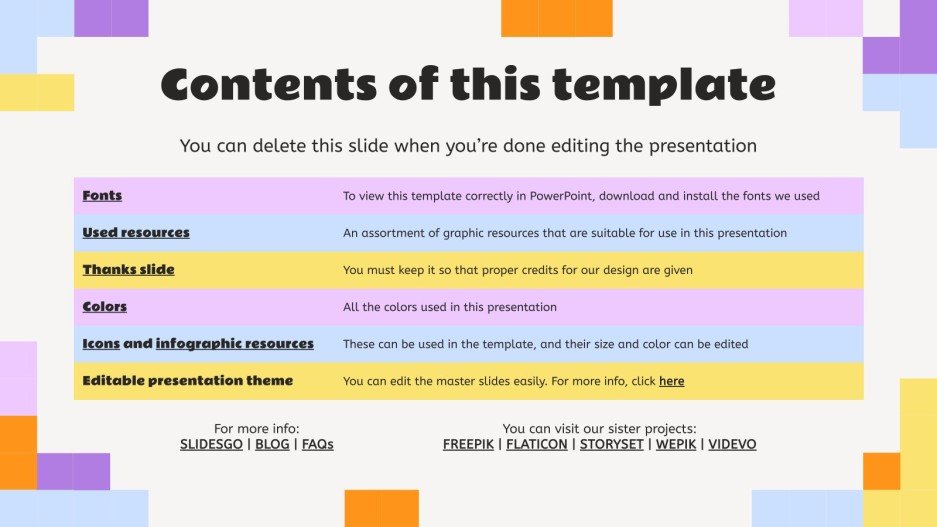 Building Blocks Pattern Presentation