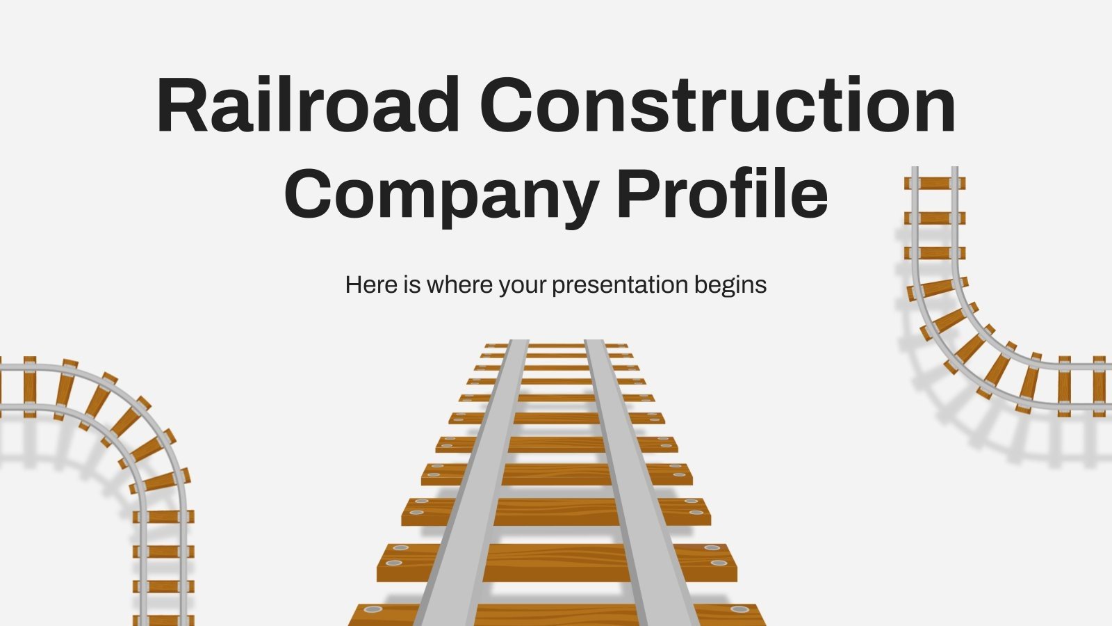 Railroad Construction Company Profile Presentation
