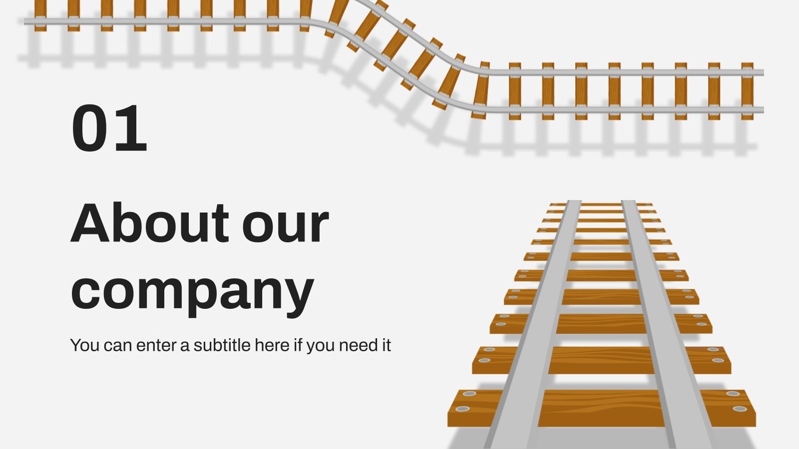 Railroad Construction Company Profile Presentation