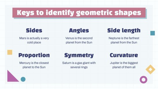 Geometric Shapes for Elementary Children Presentation