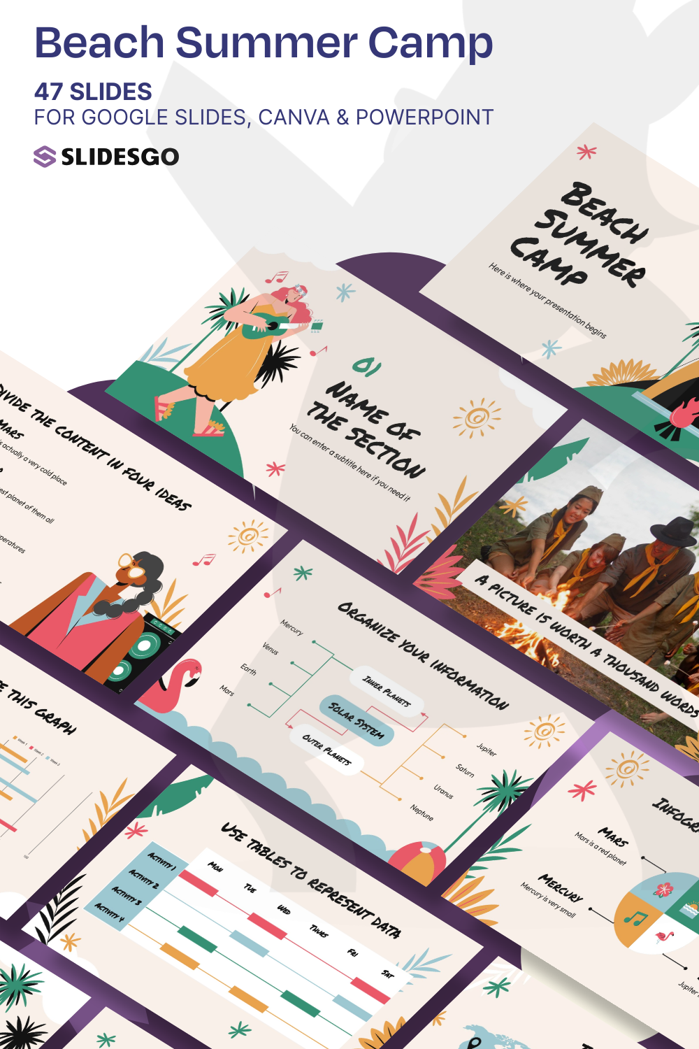 Beach Summer Camp Presentation