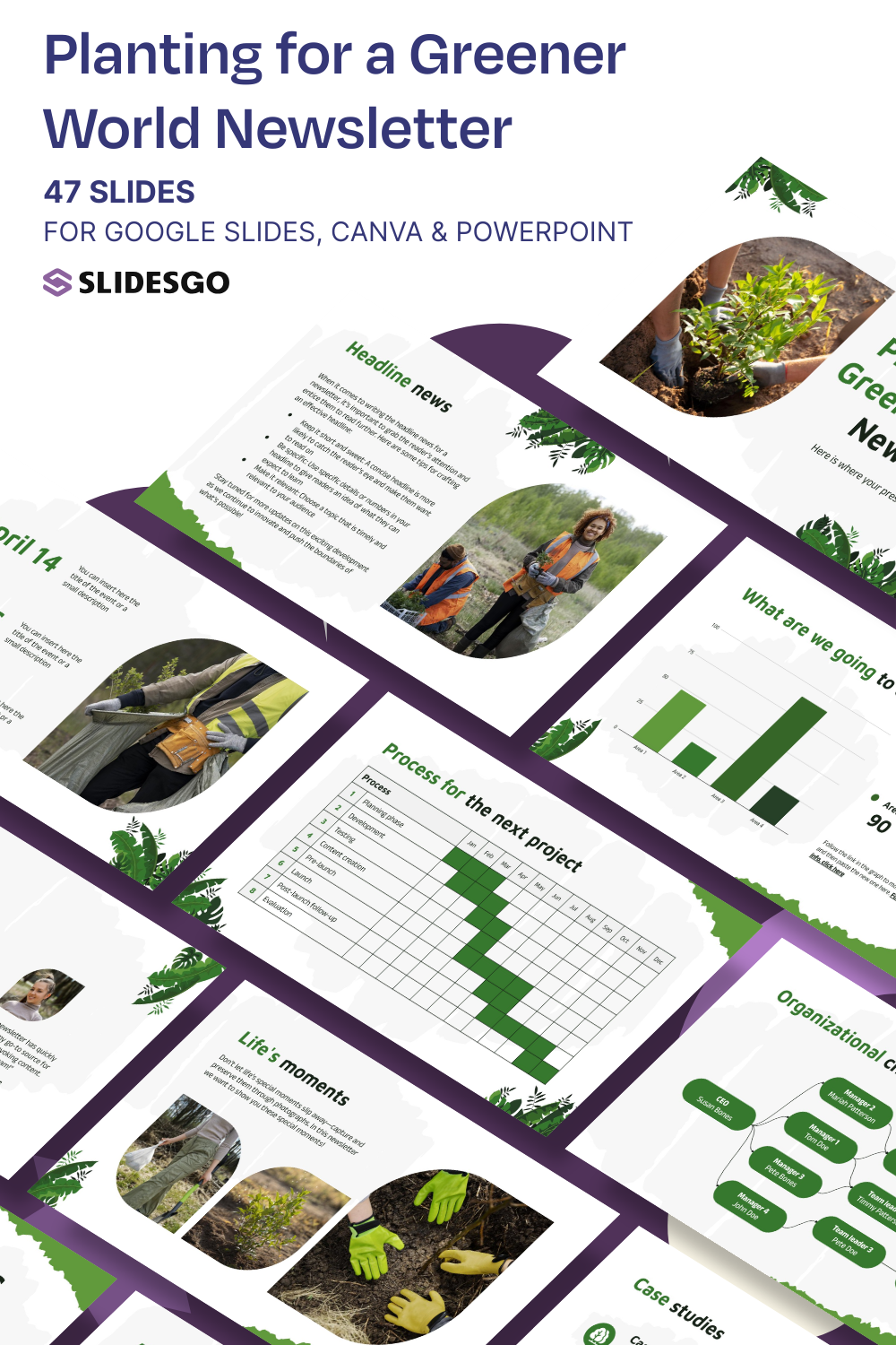 Planting for a Greener World Newsletter Presentation